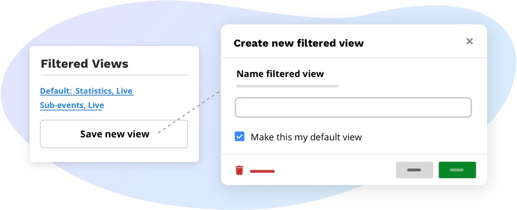 Introducing saveable filtered views for your events overview page ...