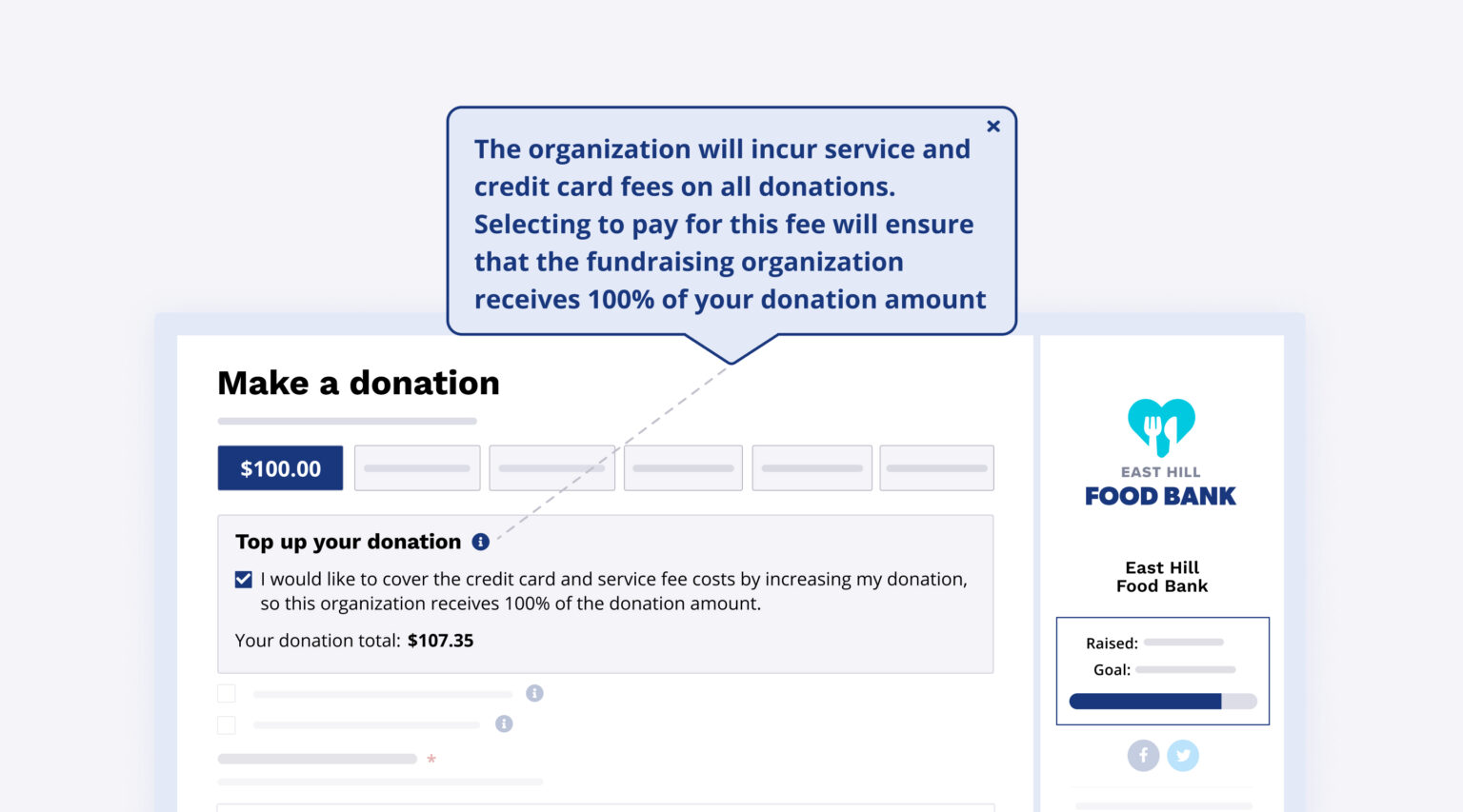 NEW donation fee coverage chart - Race Roster — Race Roster